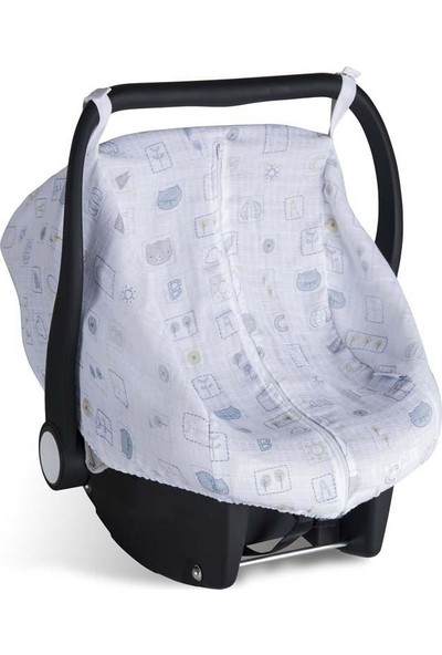 Funna Baby - Muslin Oto Koltuk Kılıfı / kod: 9516 Funna Baby - Muslin Oto Koltuk Kılıfı / kod: 9516