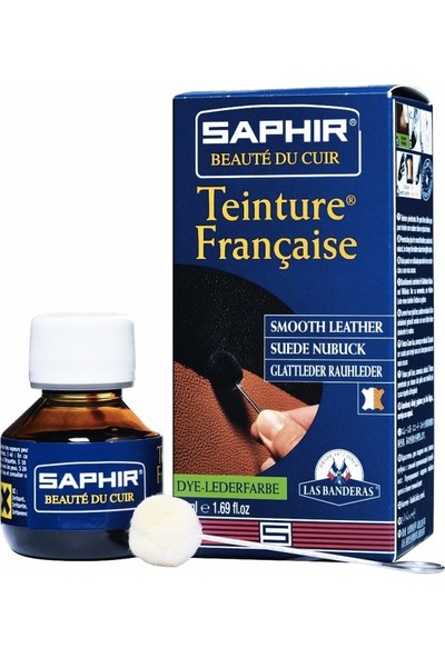 Saphir Kapatıcı Renk Değiştirici Likit Deri Boyası 50 ml - Koyu Kahverengi 05 Saphir Kapatıcı Renk Değiştirici Likit Deri Boyası 50 ml - Koyu Kahverengi 05