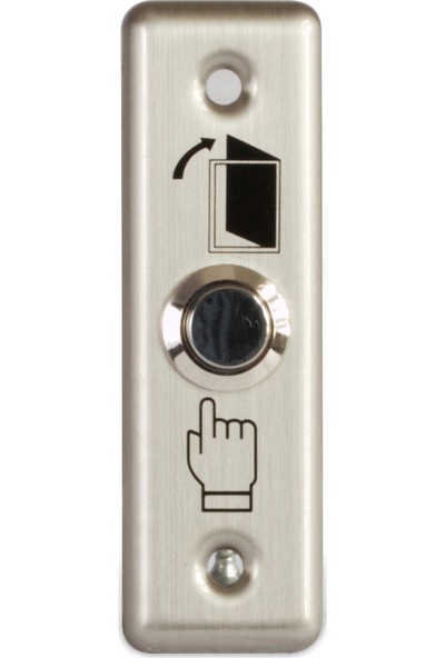 Sıva Altı Metal Kapı Açma Butonu - Dar İnce Sıva Altı Metal Kapı Açma Butonu - Dar İnce