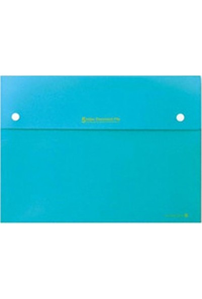 Morning Glory 5 Bölmeli Evrak Dosyası Mavi 51530-79157