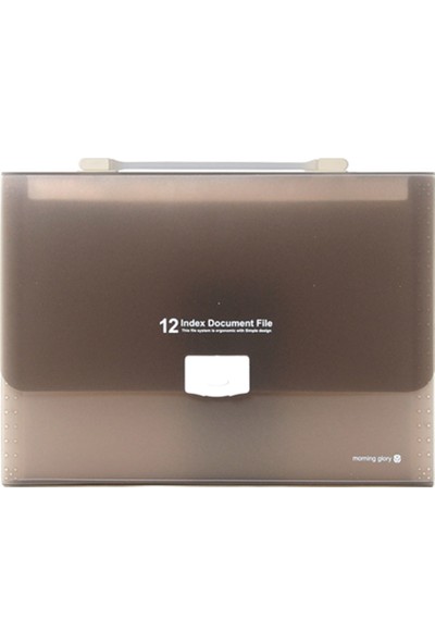 Morning Glory 12 Bölmeli Evrak Dosyası Kahverengi 51530-72912