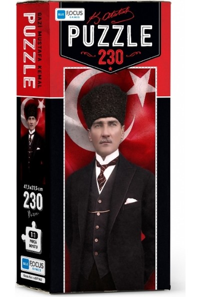 Blue Focus Gazi Mustafa Kemal 230 Parça Puzzle