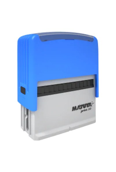 Kaşe ( Yazısı Dahil ) Matuta Print 10 (25 x 8 Mm) Otomatik Kaşe Mühür Damga Kase Yapımı