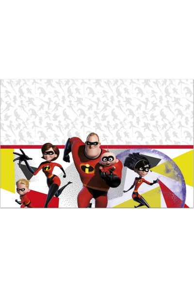 Party Shop İncredibles İnanılmaz Aile Plastik Masa Örtüsü Party Shop İncredibles İnanılmaz Aile Plastik Masa Örtüsü