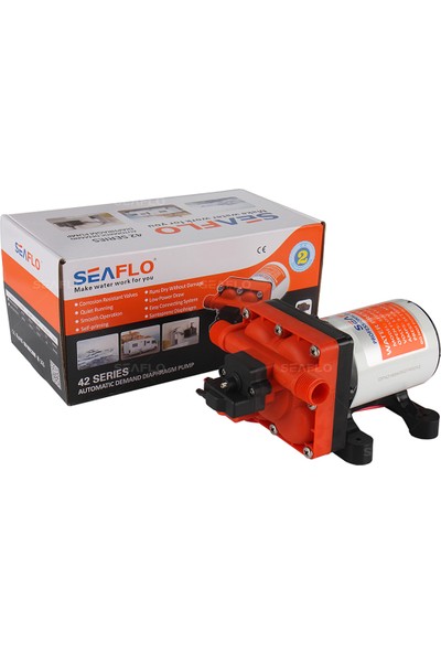 Seaflo Karavan, Tekne Hidroforu 12 Volt 18.9 Lt/Dak 55 Psi 3.7 Bar Seaflo Karavan, Tekne Hidroforu 12 Volt 18.9 Lt/Dak 55 Psi 3.7 Bar