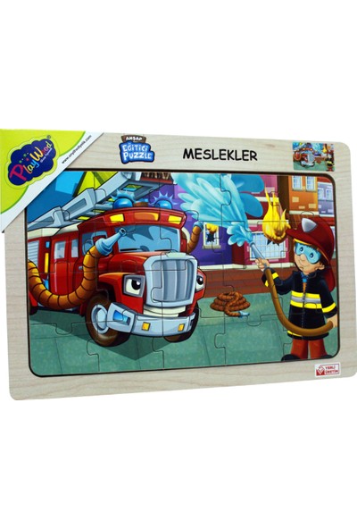 Playwood Ahşap Eğitici Puzzle / Meslekler Playwood Ahşap Eğitici Puzzle / Meslekler
