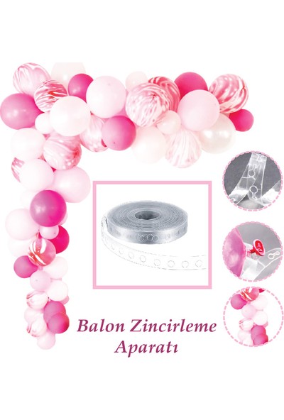 Can Balon Zinciri Aparatı Şeffaf 5 Metre Can Balon Zinciri Aparatı Şeffaf 5 Metre