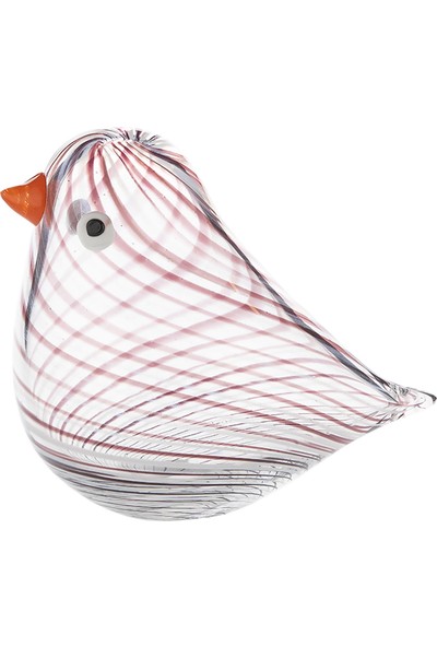 Doreline Pajaro Büyük Boy Cam Obje Kuş