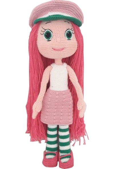 Çilek Kız Amigurumi Örgü Oyuncak Bebek Çilek Kız Amigurumi Örgü Oyuncak Bebek