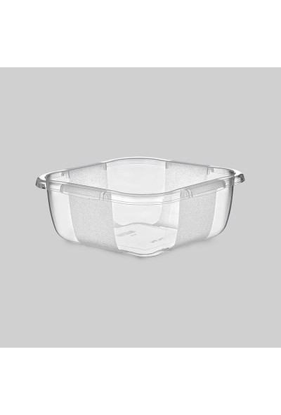 Polytıme E-167 Bella Kare Badya (Şeffaf) 15 Lt Polytıme E-167 Bella Kare Badya (Şeffaf) 15 Lt