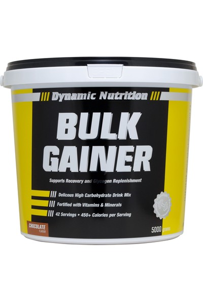 Dynamic Bulk Gainer 5000 gr (Çikolata) Dynamic Bulk Gainer 5000 gr (Çikolata)