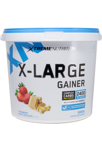 Xtreme X-Large Gainer 5000 gr (Çilek & Beyaz Çikolata)