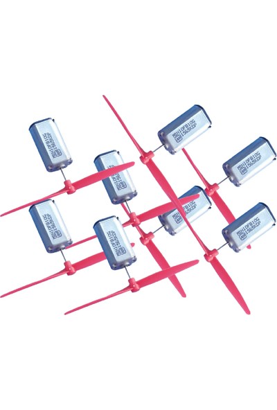 Ece Mikro Motor 8 Adet - Tek Kanat Pervane 8 Adet Ece Mikro Motor 8 Adet - Tek Kanat Pervane 8 Adet