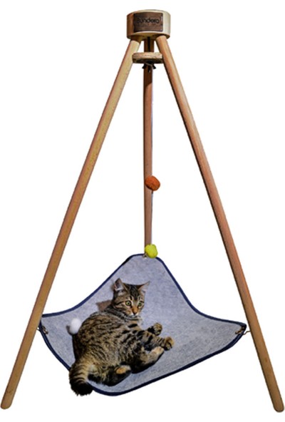 Bundera Tripod Kedi Hamağı ve Yatağı
