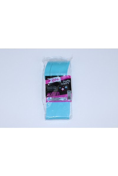 Roll Up 25'li Plastik Çatal Çeşitli Mavi Roll Up 25'li Plastik Çatal Çeşitli Mavi