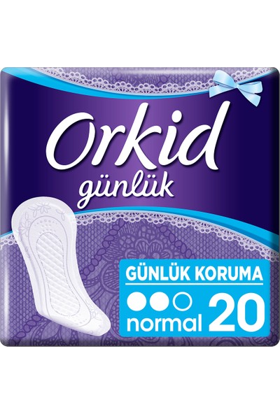 Orkid Günlük Ped Normal 20 Adet Tekli Paket Orkid Günlük Ped Normal 20 Adet Tekli Paket