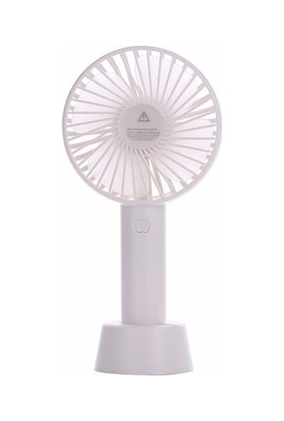 Şarjlı Fan Mini Taşınabilir El ve Masa Üstü 3 Kademeli Vantilatör Fan Beyaz Beyaz Şarjlı Fan Mini Taşınabilir El ve Masa Üstü 3 Kademeli Vantilatör Fan Beyaz Beyaz