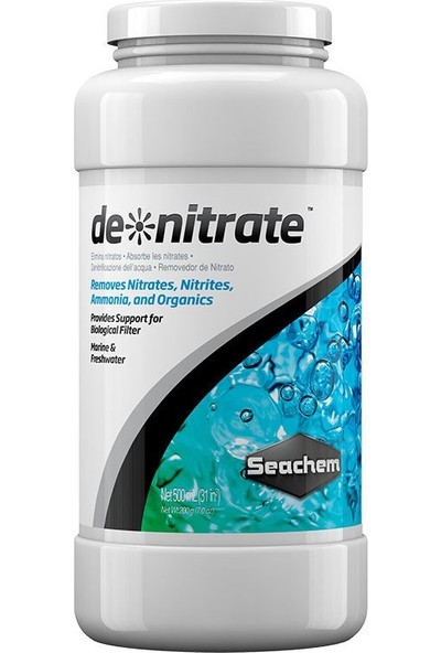 Seachem De Nitrate 500 Ml 200 Gr Seachem De Nitrate 500 Ml 200 Gr
