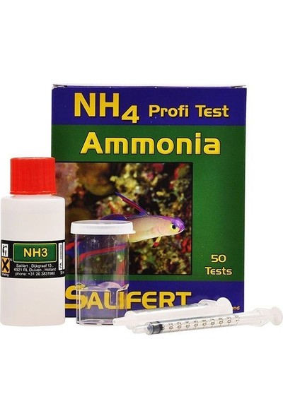 Salifert Nh4 Profi Amonyak Test Kit 50 Test Salifert Nh4 Profi Amonyak Test Kit 50 Test
