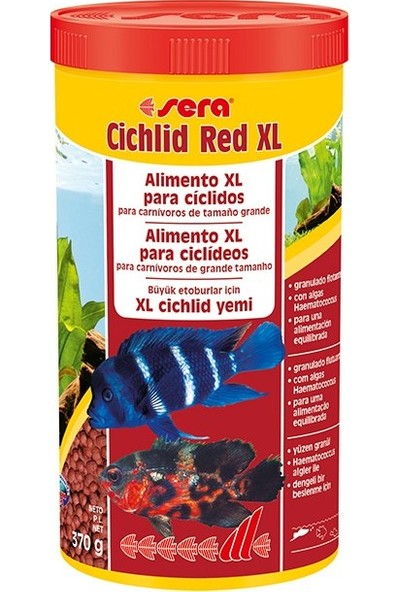 Sera Cichlid Red Xl Yem 1000 Ml Sera Cichlid Red Xl Yem 1000 Ml