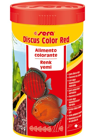 Sera Discus Color Red Granül Yem 250 Ml / 116 Gr Sera Discus Color Red Granül Yem 250 Ml / 116 Gr