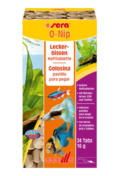 Sera O-Nip Tablet Balık Yemi - 24 Tablet Sera O-Nip Tablet Balık Yemi - 24 Tablet
