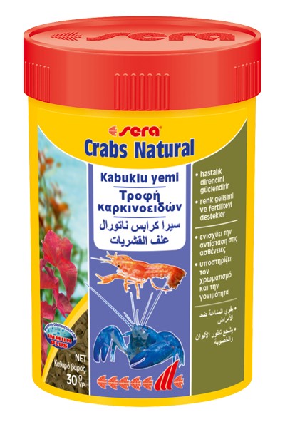 Sera Crabs Natural Kabuklu Yemi 100 Ml