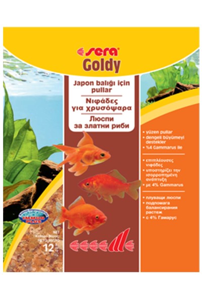 Sera Goldy Japon Balığı Pul Yem 12 Gr