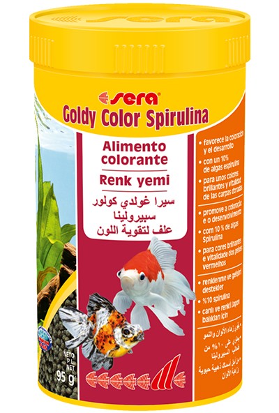 Sera Goldy Color Spirulina 250 Ml / 95 Gr Sera Goldy Color Spirulina 250 Ml / 95 Gr