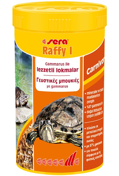 Sera Raffy I Gammarus Kaplumbağa Yemi 250 Ml / 35 Gr Sera Raffy I Gammarus Kaplumbağa Yemi 250 Ml / 35 Gr