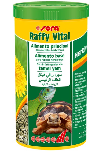 Sera Raffy Vital Otçul Kaplumbağa Ve İguana Yemi 1000 Ml / 190 Gr Sera Raffy Vital Otçul Kaplumbağa Ve İguana Yemi 1000 Ml / 190 Gr