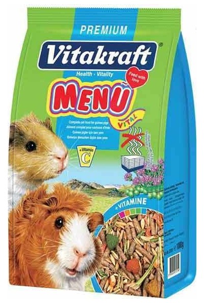 Vitakraft Menü Vital Guinea Pig Yemi 1000Gr Vitakraft Menü Vital Guinea Pig Yemi 1000Gr