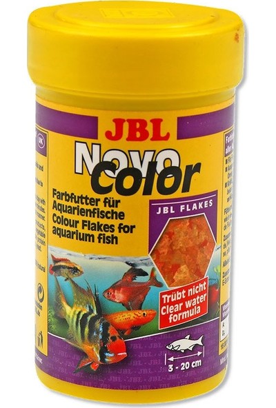 Jbl Novo Color Balık Renk Pul Yemi 250 Ml / 45 Gr Jbl Novo Color Balık Renk Pul Yemi 250 Ml / 45 Gr