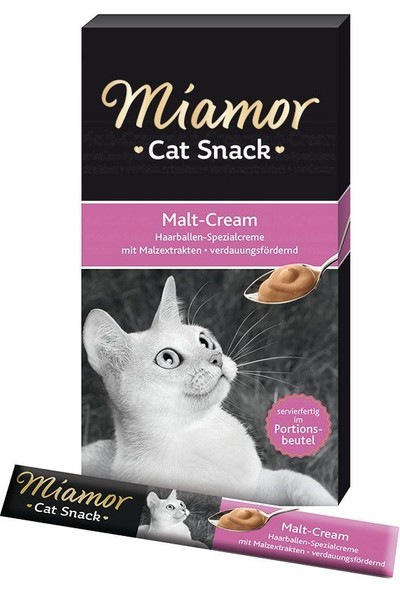 Miamor Cream Malt Kedi Ödülü 6X15 Gr Miamor Cream Malt Kedi Ödülü 6X15 Gr