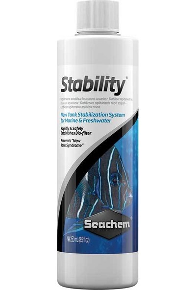 Seachem Stability Nitrifikasyon Kültürü 250 Ml Seachem Stability Nitrifikasyon Kültürü 250 Ml