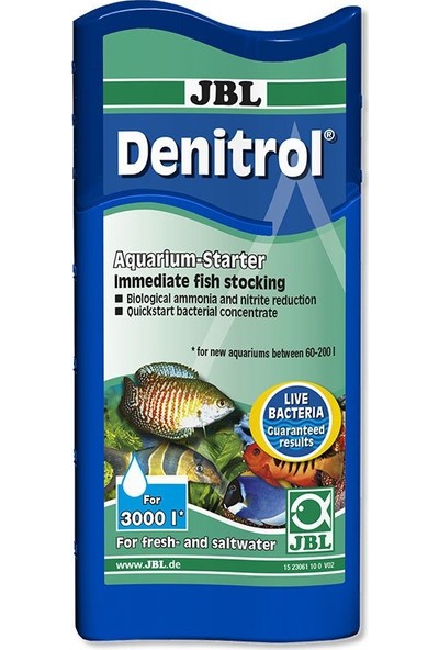 Jbl Denitrol Kültürü Ve Nitrit Yokedici 100 Ml
