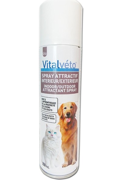 Vitalveto Kedi Ve Köpek Tuvalet Eğitim Spreyi 250 Ml Vitalveto Kedi Ve Köpek Tuvalet Eğitim Spreyi 250 Ml