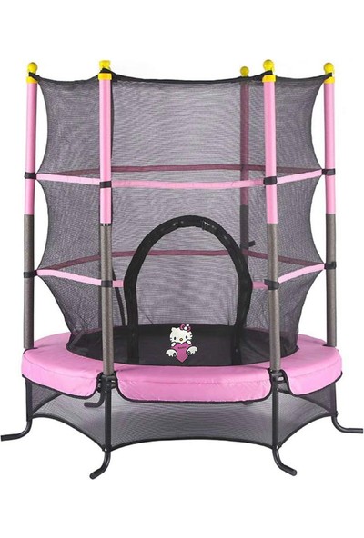 Fileli Trambolin Çocuk Trambolini 140 x 180 cm Büyük Boy Zıpzıp Korumalıklı Trambolin LYT-03P Fileli Trambolin Çocuk Trambolini 140 x 180 cm Büyük Boy Zıpzıp Korumalıklı Trambolin LYT-03P