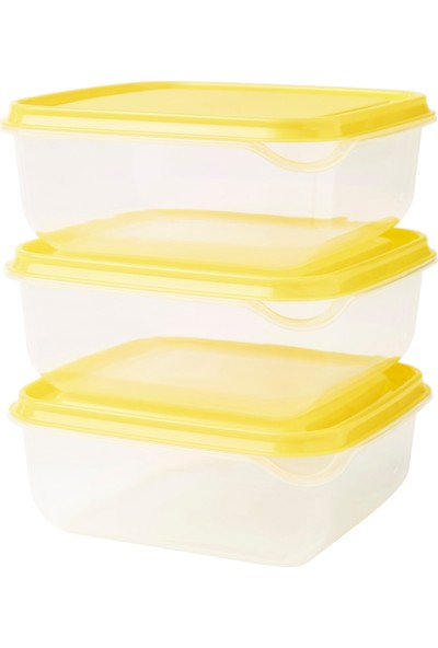 IKEA Pruta Yi̇yecek Saklama Kabi - Sari - 3 Adet