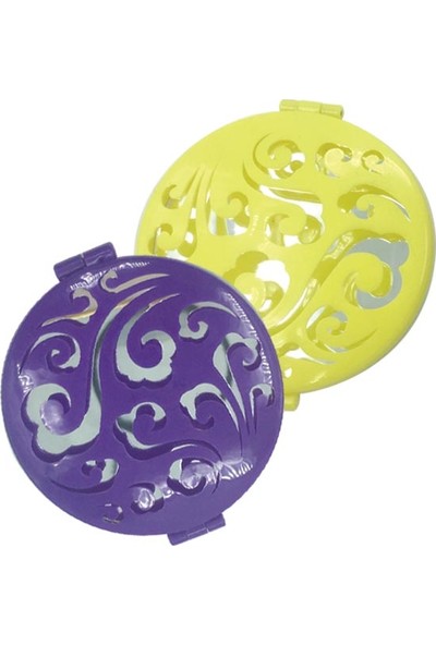 Nascita Renkli İşlemeli Cep ve Çanta Makyaj Aynası