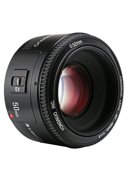Yongnuo 50mm F1.8 Canon Uyumlu Otofokus Lens Yongnuo 50mm F1.8 Canon Uyumlu Otofokus Lens