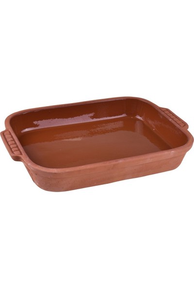 Bambum Taşev Cümcük 29X21CM Dikdörtgen Fırın Kabı T0986