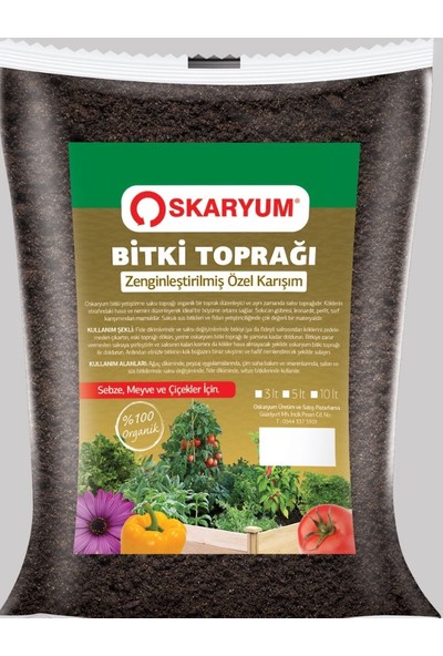 Oskaryum Bitki Yetiştirme Saksı Toprağı 40 lt Oskaryum Bitki Yetiştirme Saksı Toprağı 40 lt