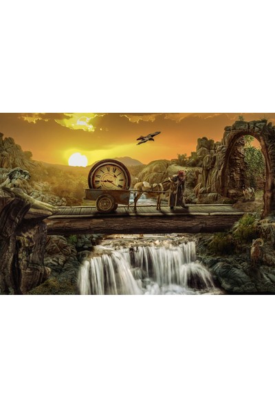 Nova Puzzle 2000 Parça Zaman Köprüsü Puzzle - 46005 Nova Puzzle 2000 Parça Zaman Köprüsü Puzzle - 46005