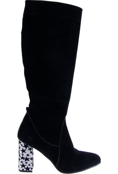 Girl Boss New York Naaz Siyah Süet Çİzme 4011 - Bt-2 Girl Boss New York Naaz Siyah Süet Çİzme 4011 - Bt-2