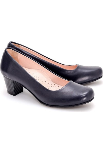 Girl Boss New York Luna Lacivert Comfort Deri Hostes Ayakkabısı C4016-P-3 Girl Boss New York Luna Lacivert Comfort Deri Hostes Ayakkabısı C4016-P-3