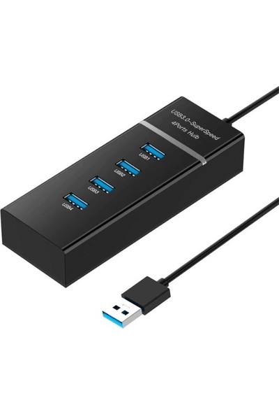 Appa 4 Port Hub USB 3.0 Çoğaltıcı Çoklayıcı Si̇yah PG-288 1.2 METRE Appa 4 Port Hub USB 3.0 Çoğaltıcı Çoklayıcı Si̇yah PG-288 1.2 METRE