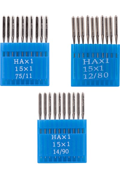 Ev Tipi Dikiş Makine İğnesi 11-12-14 Numara Ev Tipi Dikiş Makine İğnesi 11-12-14 Numara