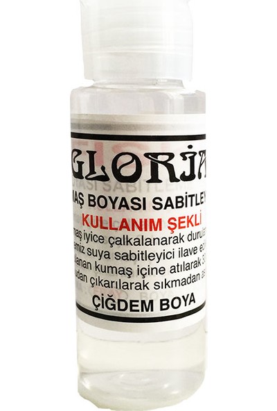 Kumaş Boyası Sabitleyici 30CC