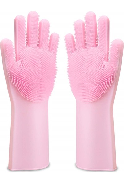 Magic Gloves Sihirli Temizlik Eldiveni - Pembe Magic Gloves Sihirli Temizlik Eldiveni - Pembe